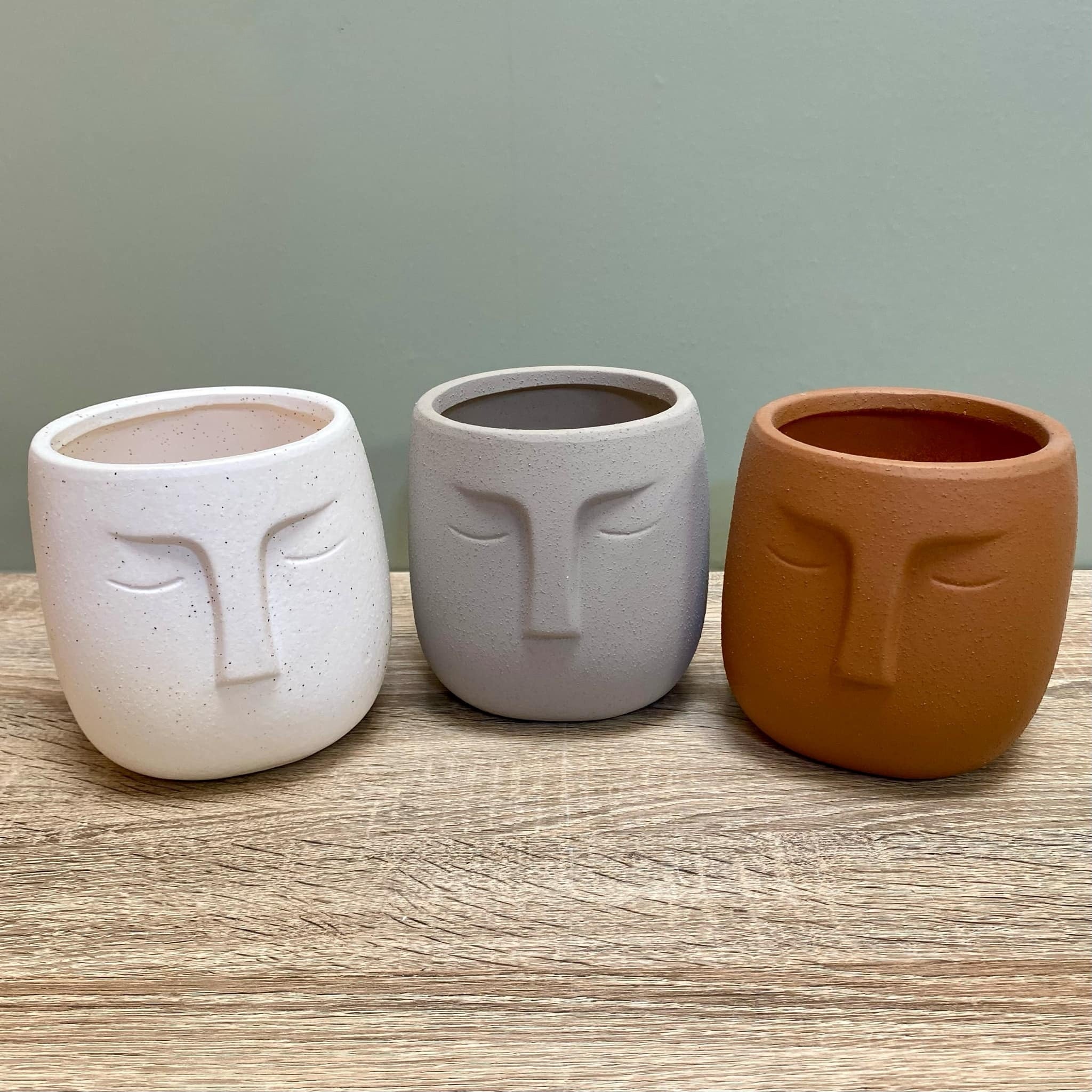 Nordic Human Face Plant Pots – Kelso Modern Home and Living